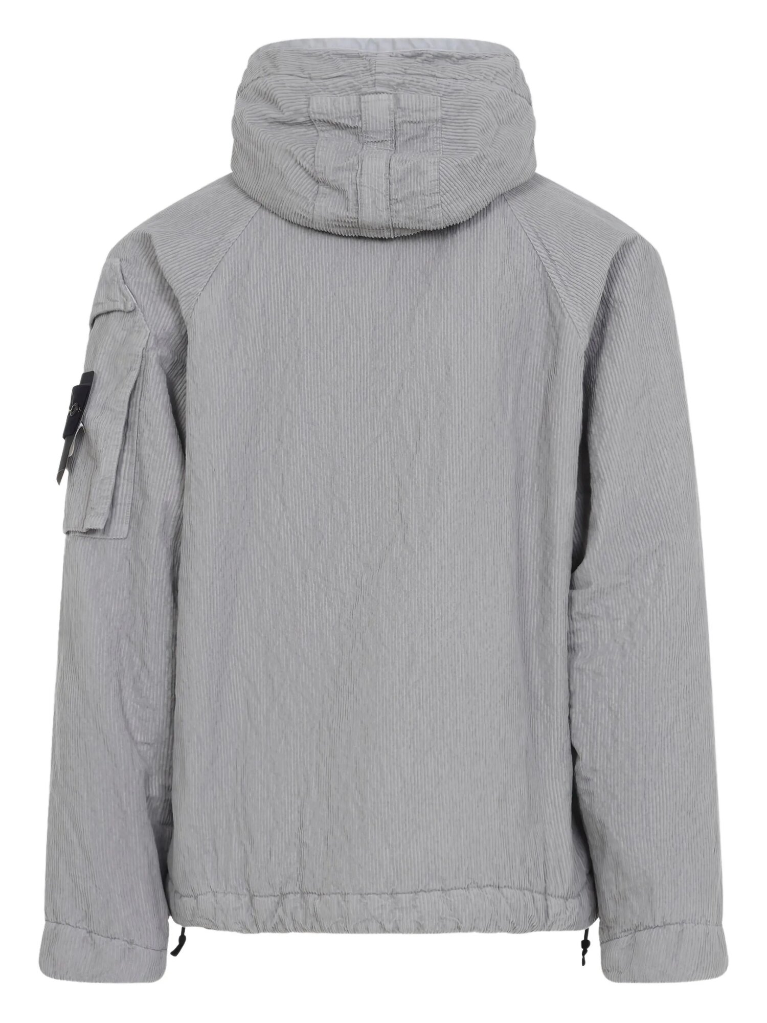 Куртка Stone Island Hooded textured jacket, размер XL, серый — фото 1