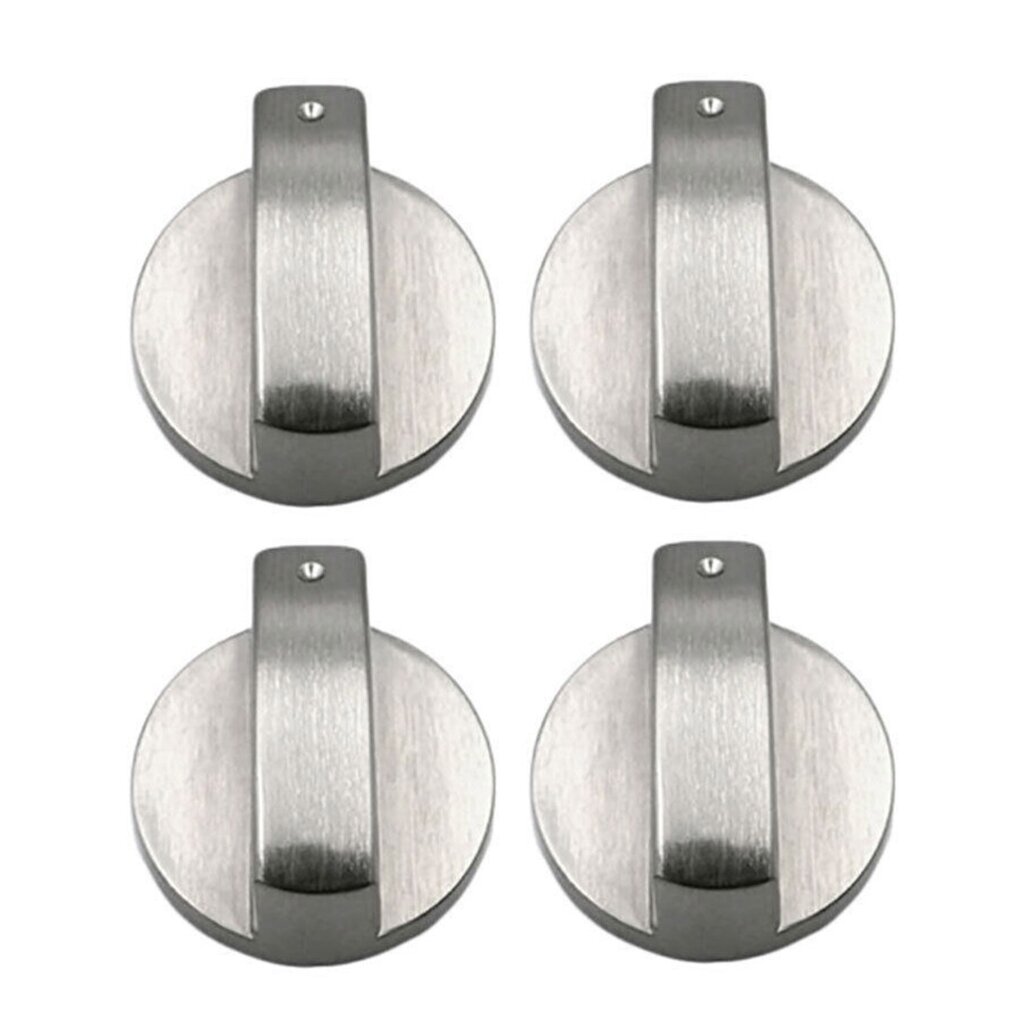 2 /4шт Ручки Управления Плитой, 6 мм Ручка Газовой Плиты, Металлическая Кнопка Переключения Конфорок