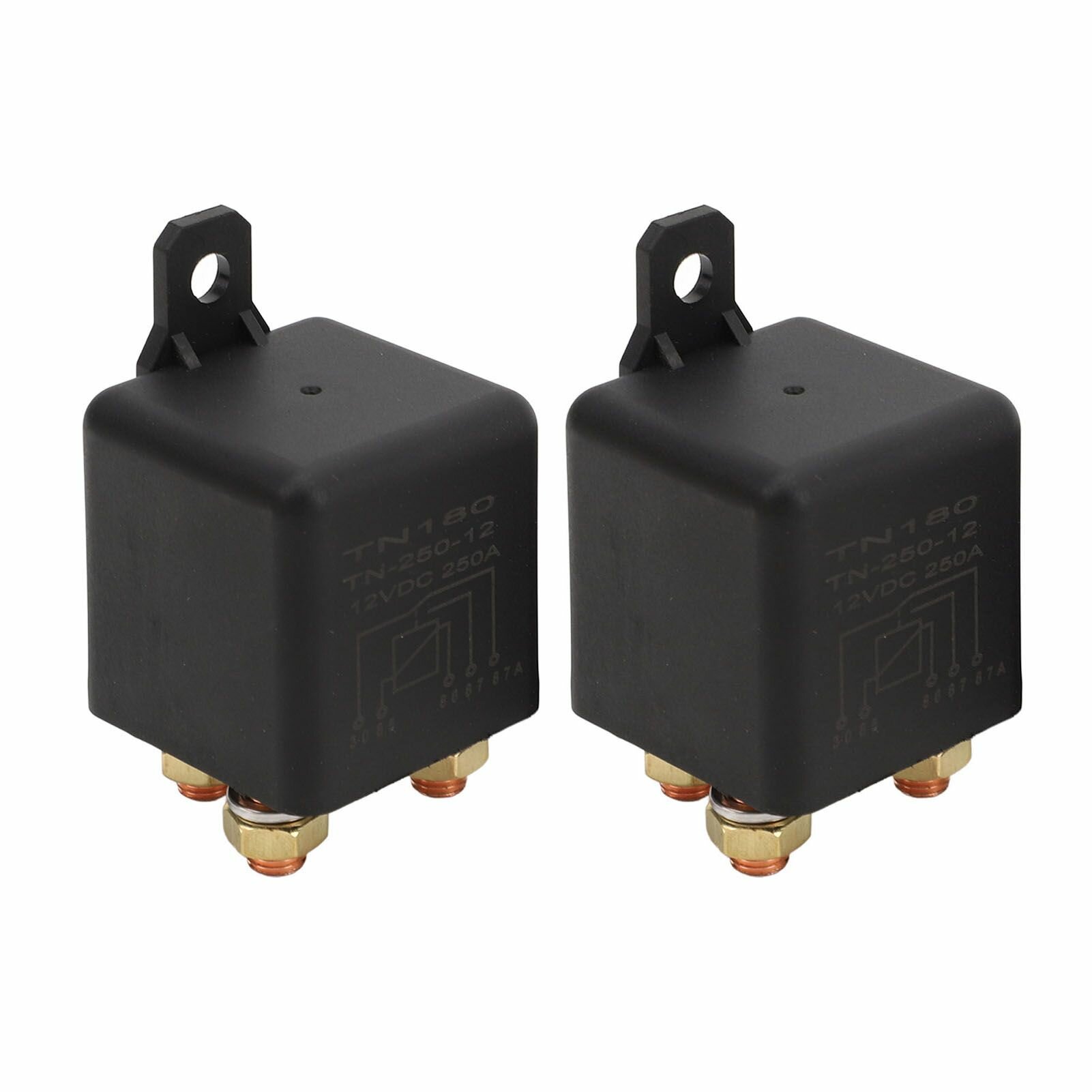 Два реле переключения 250А на 12/24В