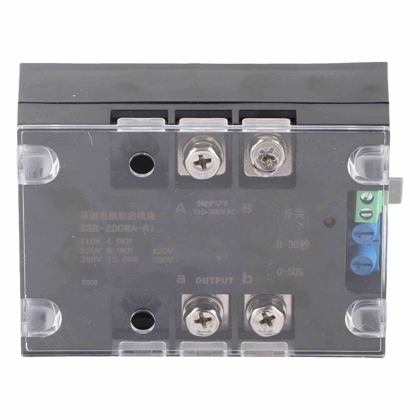 Контроллер плавного пуска для 1-фазных/2-фазных двигателей насосов/вентиляторов