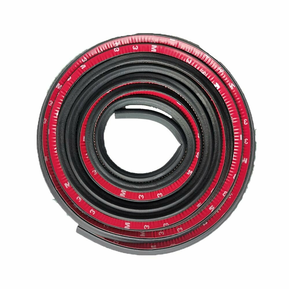 Универсальный 10-метровый модернизированный двухслойный дверной уплотнитель L-образной фор