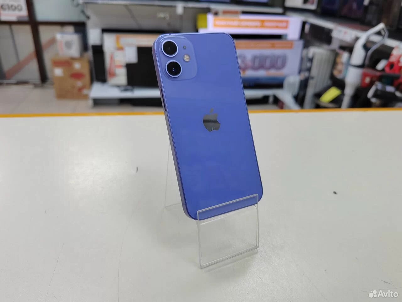 Смартфон Apple iPhone 12 mini 64 ГБ RU, nano SIM+eSIM, фиолетовый Б/У