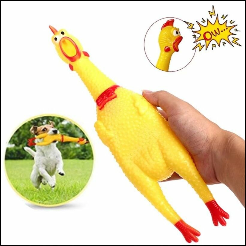 1 шт, 31 см, игрушка для выдавливания кричащей курицы со звуковым инструментом для снятия стресса