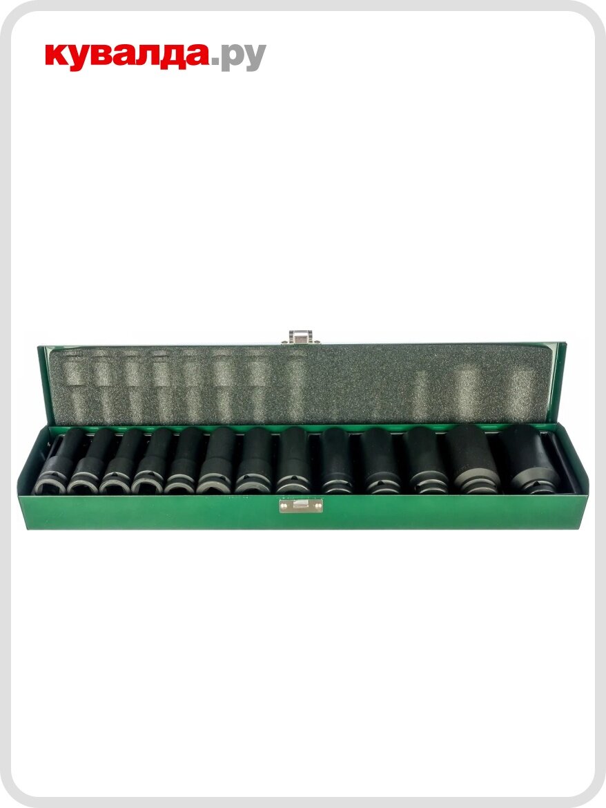 Набор ударных головок 1/2" HANS 84613M 10-30 мм, длинных