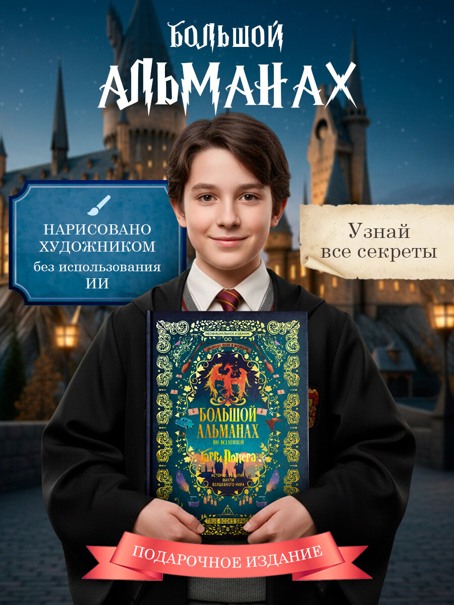 Альманах True Books Space "Гарри Поттер", 2024 г, 160 стр, твердый переплет
