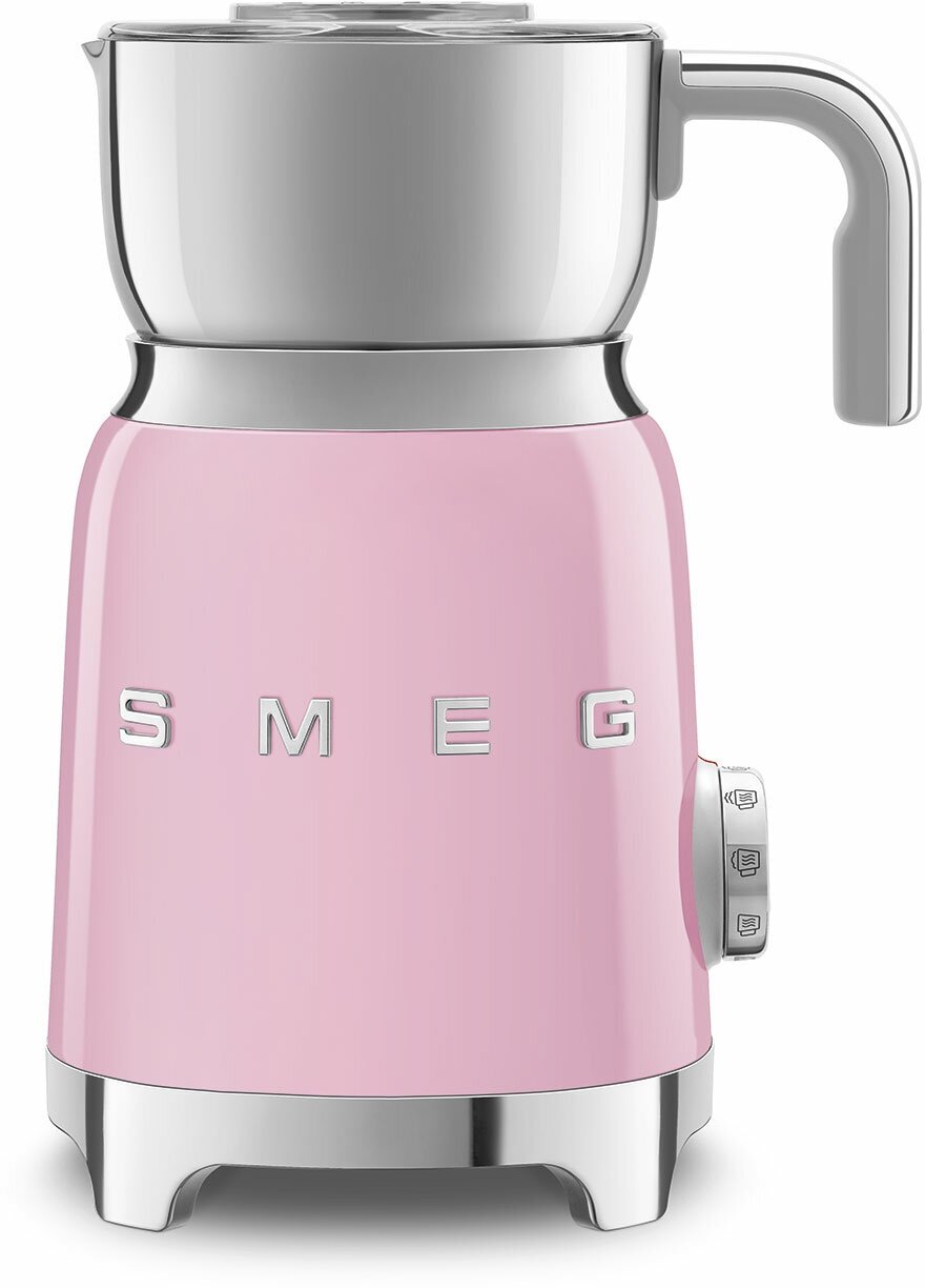 Вспениватель молока SMEG (MFF01PKEU), розовый
