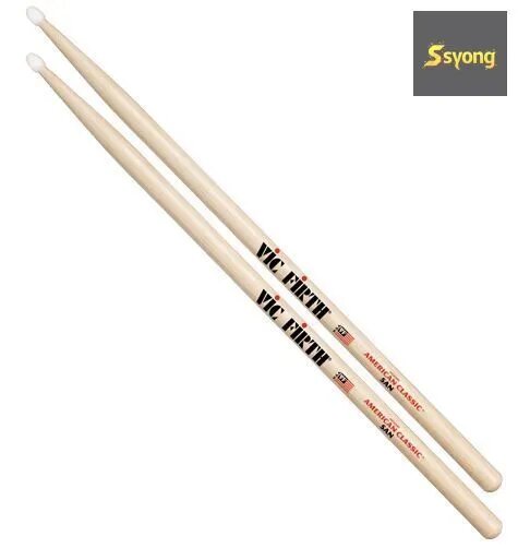 VIC FIRTH American Classic 5AN барабанные палочки, орех, нейлоновый наконечник