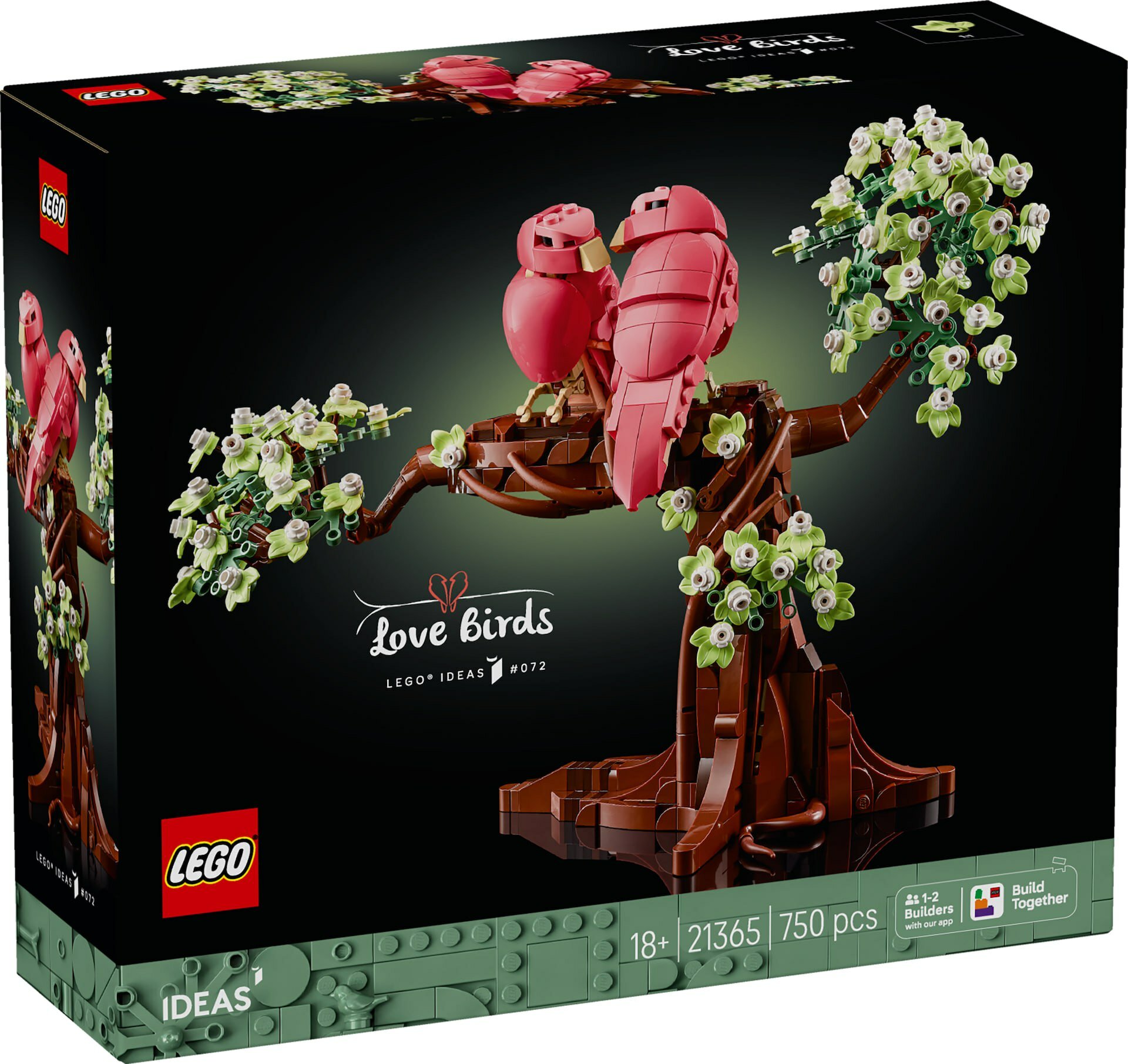Конструктор LEGO Ideas 21365 Влюбленные птички Love Birds, 750 деталей