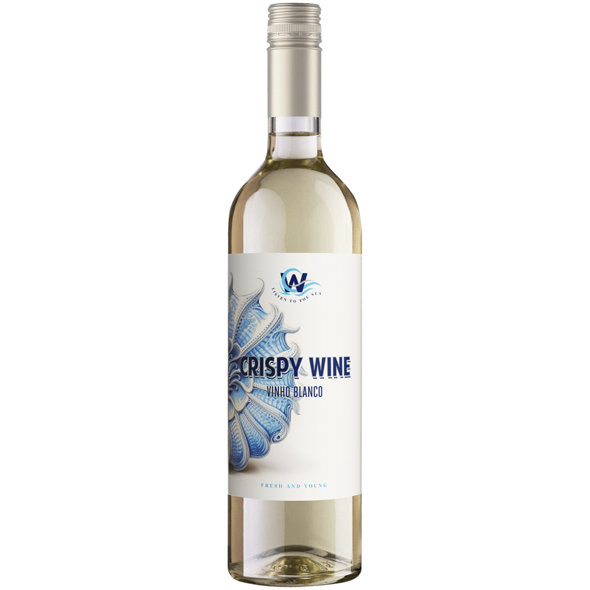 Вино Crispy Wine белое полусухое 0,75 л