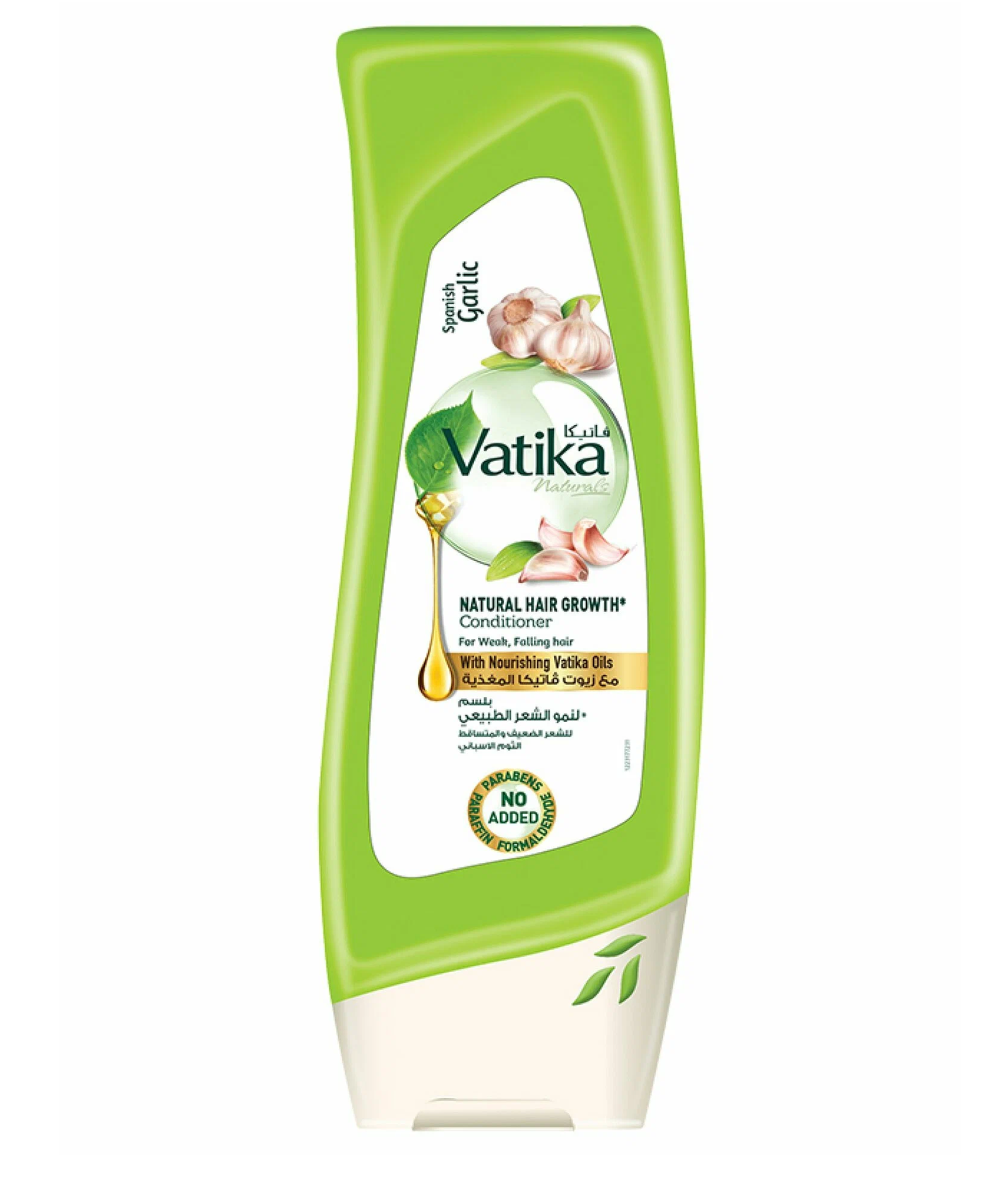 Кондиционер для волос для ломких И выпадающих волос / DABUR VATIKA GARLIC 200 МЛ.