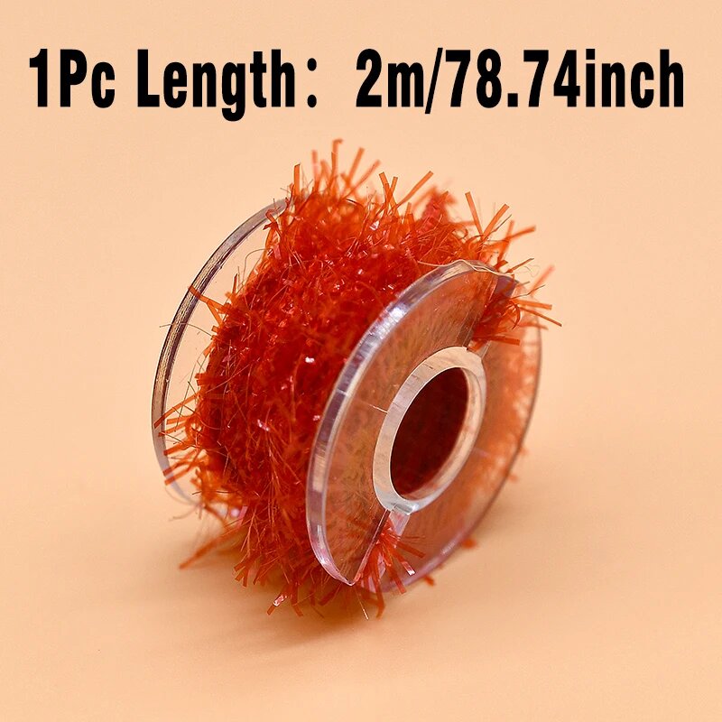 2 м/ложка, перламутровая катушка из синели кактуса, нить для завязывания мушек для украшения тела и материала