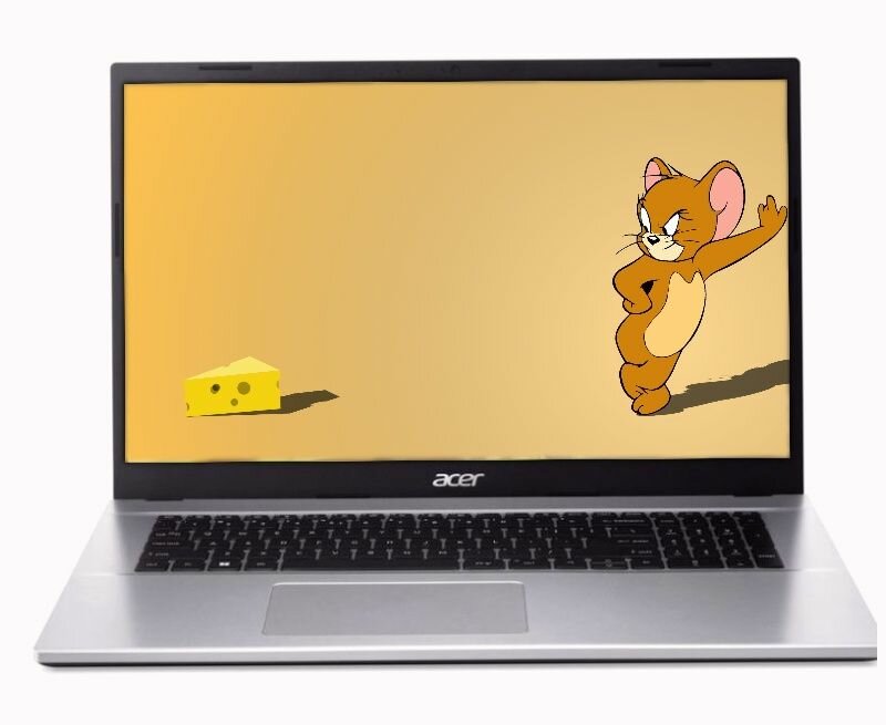 Ноутбук Acer Intel Core i3 3,4ГГц 6 ядер. 17,3' 1920x1080 Intel HD Graphics Windows 11 Pro Русская раскладка