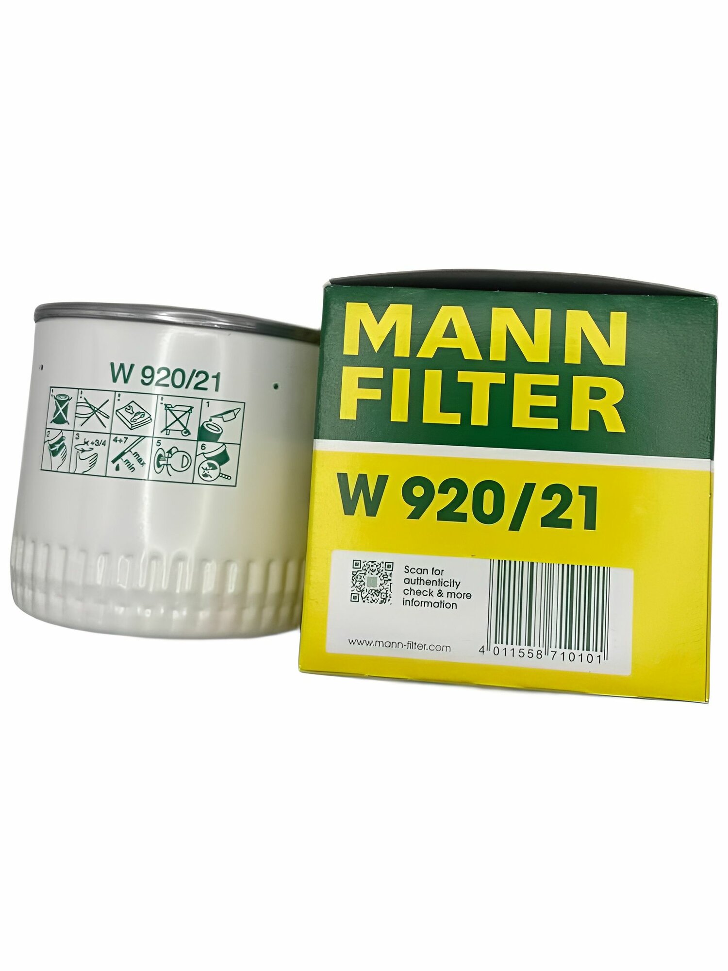 Фильтр масляный ВАЗ "MANN" W920/21