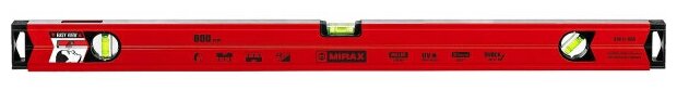 Магнитный строительный уровень Mirax 34611-080 800 мм