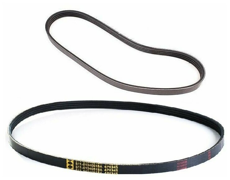 Ремни приводные (комплект) CHERY Indis, Kimo, QQ-6 1.3 №S12-3701315/S12-8104051BA