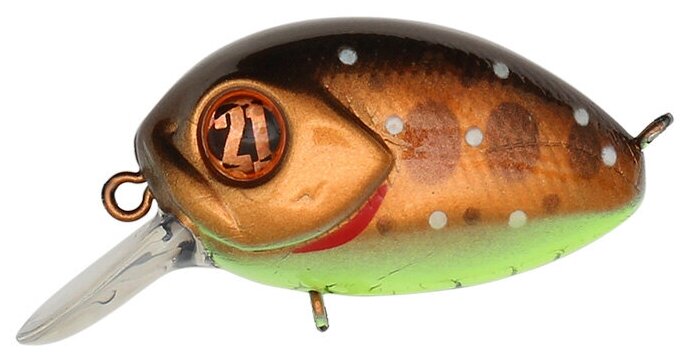 Воблер PONTOON 21, Baby Red Rag 32F-MDR, 32мм, 5,1 гр, 0.8-1.0 м.