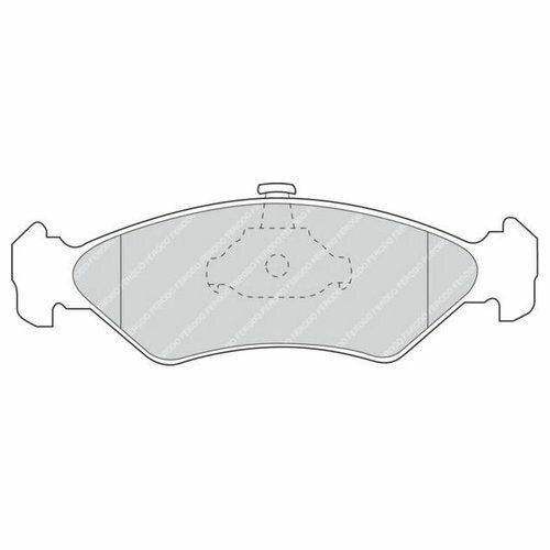 Комплект передних тормозных колодок FORD COURIER, FIESTA IV, KA VAN, KA, MAZDA 121 III Ferodo FDB1082 для Ford Fiesta IV, KA; Mazda 121 III