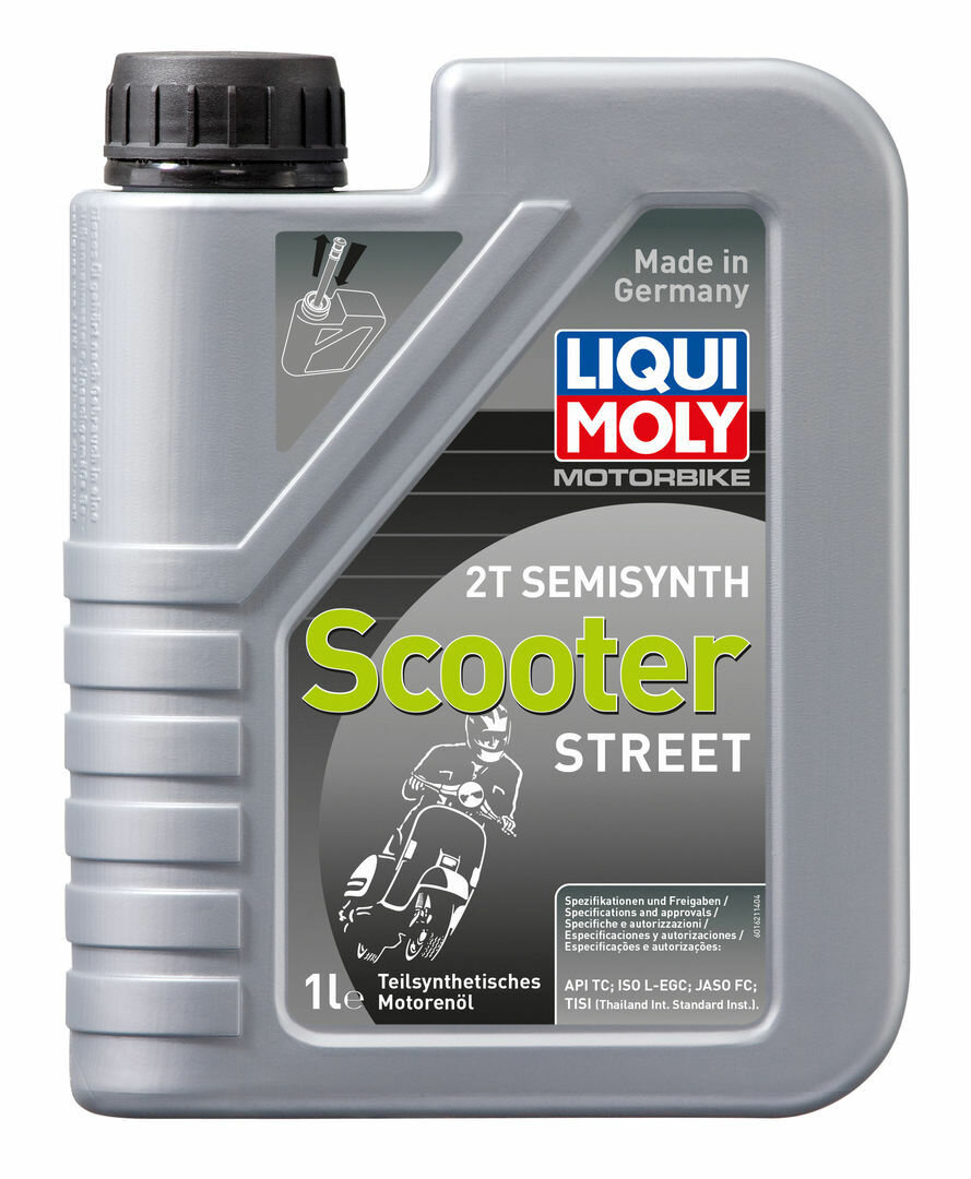 LIQUI MOLY Моторное масло Liqui Moly Motorbike 2T Semisynth Scooter полусинтетическое 1л
