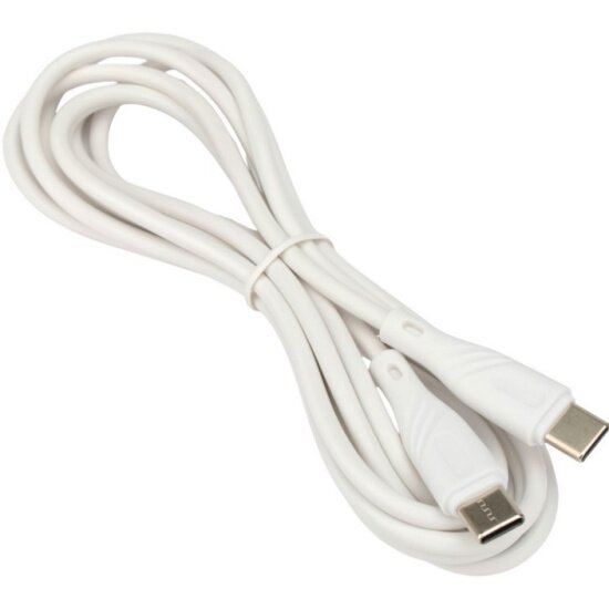 Кабель USB2.0 Cablexpert TypeC/TypeC, Classic 0.1, 3A, 60Вт, PD/QC3.0, медь, 2м, белый, коробка