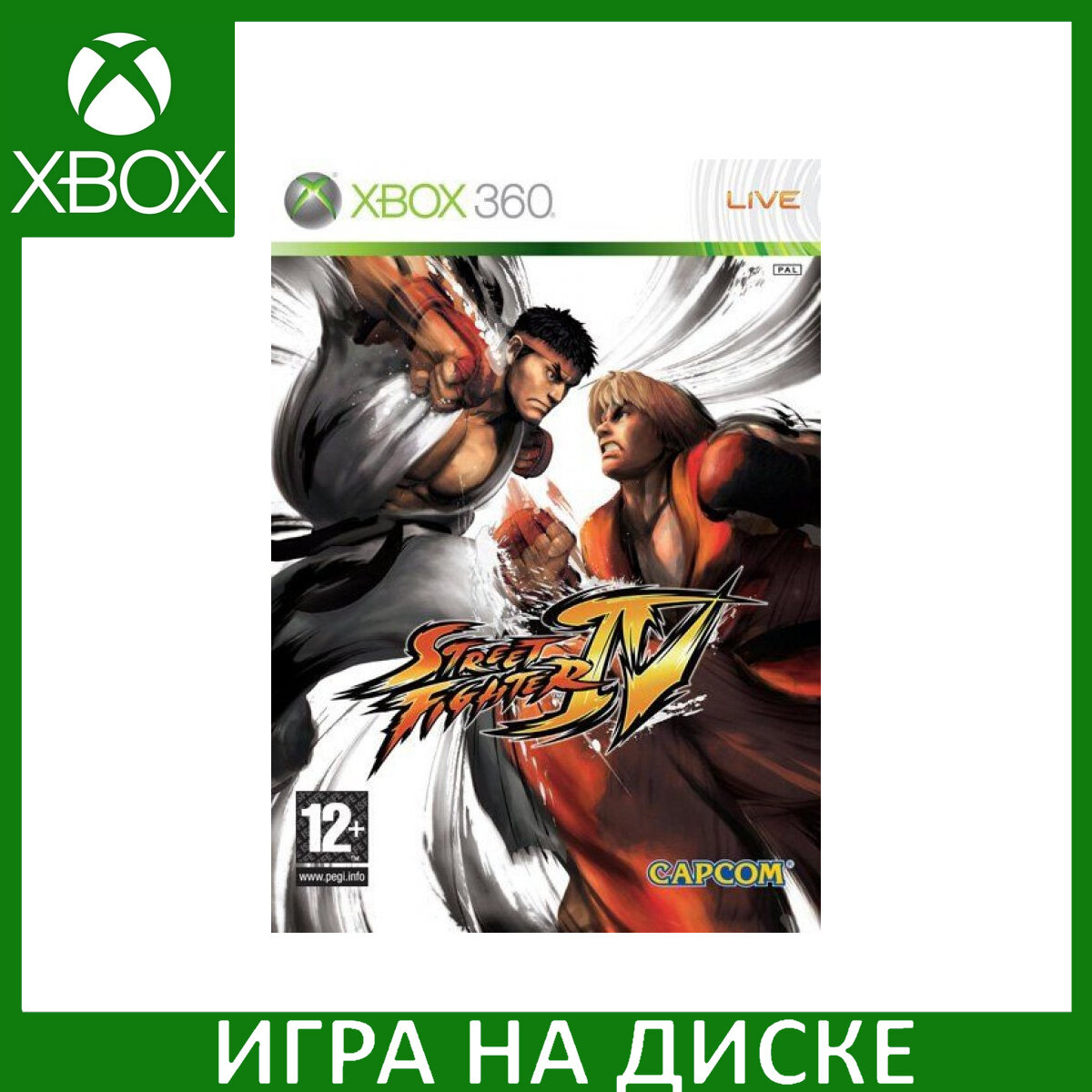 Игра Street Fighter 4 (IV) Xbox 360, Xbox One Английский язык Диск на Xbox уценка