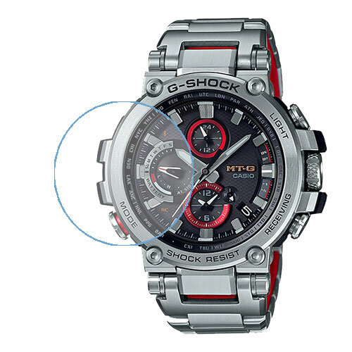 Скрин Мобайл защитный экран для часов Casio MTG-B1000D-1A из нано стекло 9H
