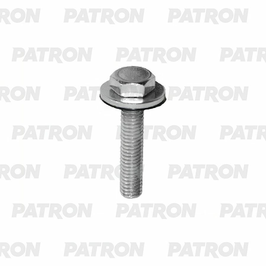 Винт металлический с шайбой, универсальный M6x30x16mm