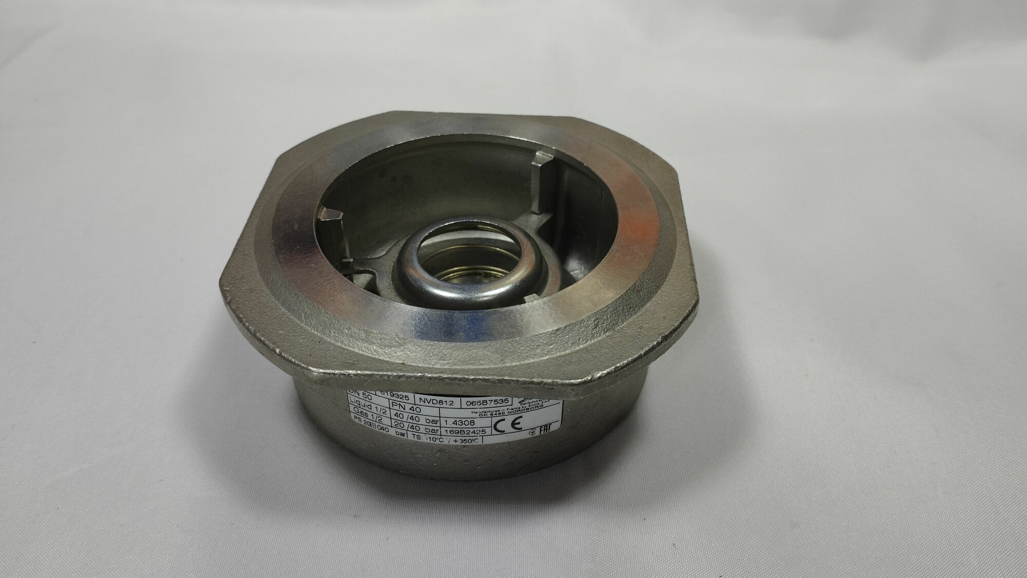 Danfoss 065B7535 - NVD 812 Клапан обратный DN50 PN40; корпус: AISI 304