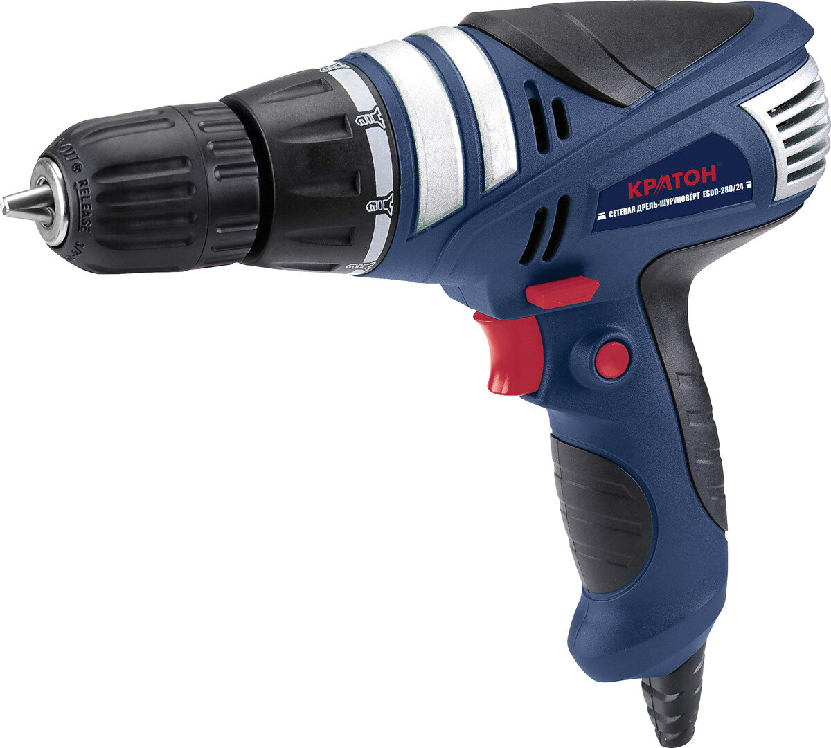 Дрель-шуруповерт сетевая Кратон ESDD-280/24