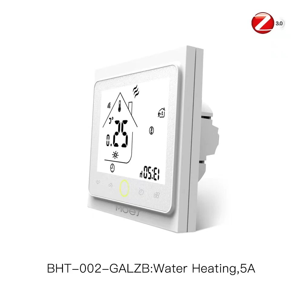 MOES Термостат для отопления BHT-002-GALZBW