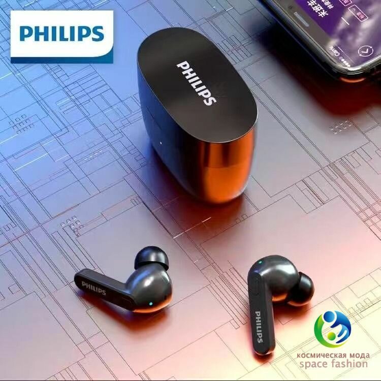 Беспроводная Bluetooth-гарнитура Philips TAT2206 с пассивным шумоподавлением