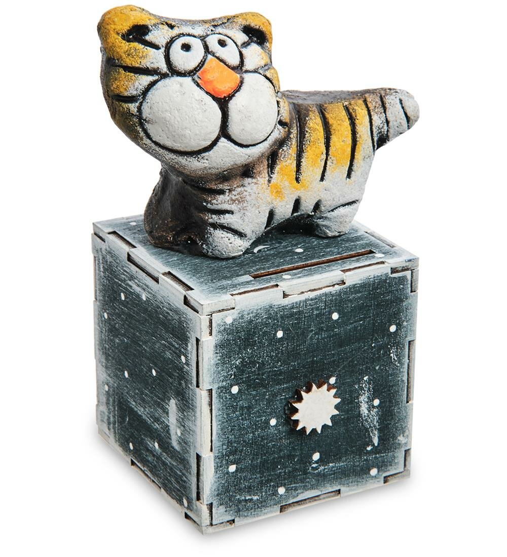 Копилка Тигр шамот A2165398 КоКо Шамель, Шамот, дерево