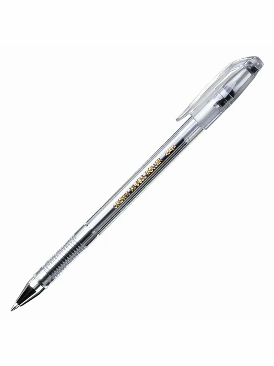 Ручка гелевая 0,35 мм черная 2 шт.