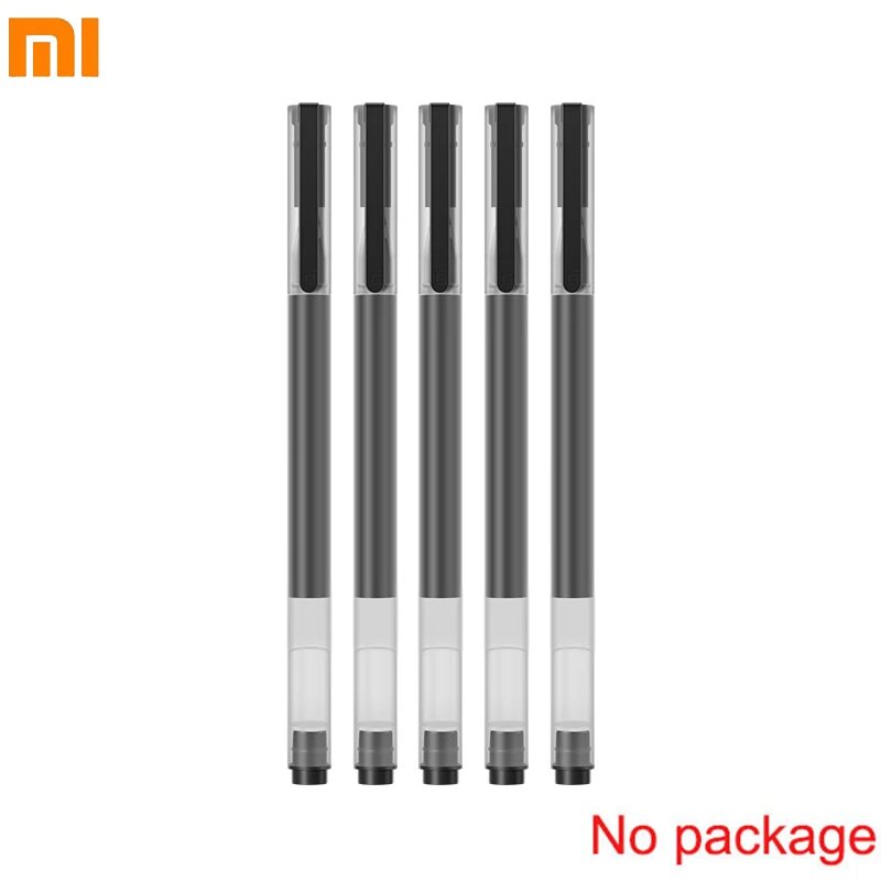 Гелевые ручки Xiaomi Mijia 10 шт, черные и синие 5 Black pens