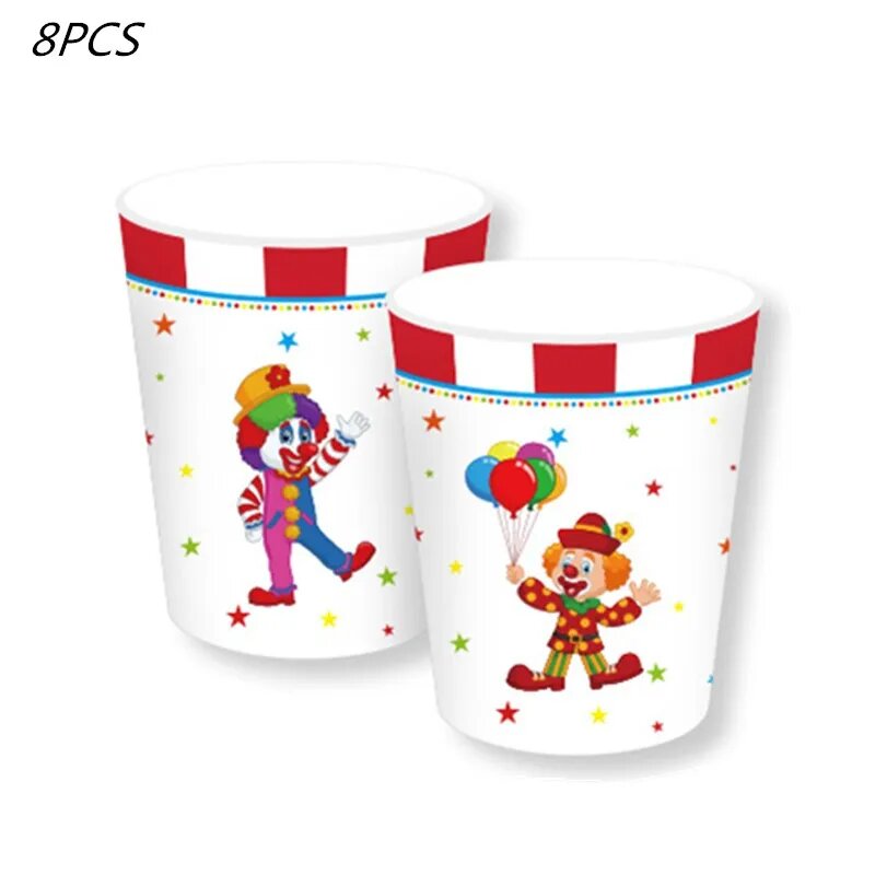 Disney Цирковые торт топперы Красный, Cup 8pcs