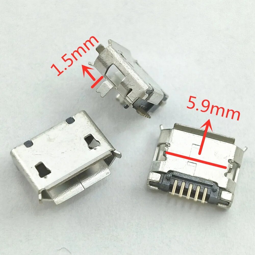 Разъем Micro USB NIUKETAT для мобильного телефона 10pcs