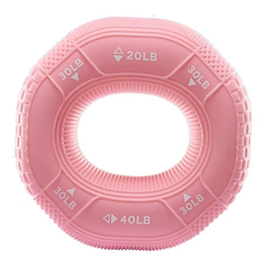 Силиконовый кистевой эспандер 20-90 фунтов Розовый, pink
