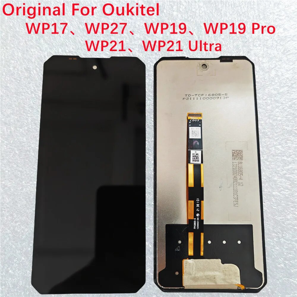 Оригинальный ЖК-дисплей для oukitel wp19 wp17 wp21 WP27 + замена сенсорного экрана для oukitel wp21 Ultra дисплей WP17