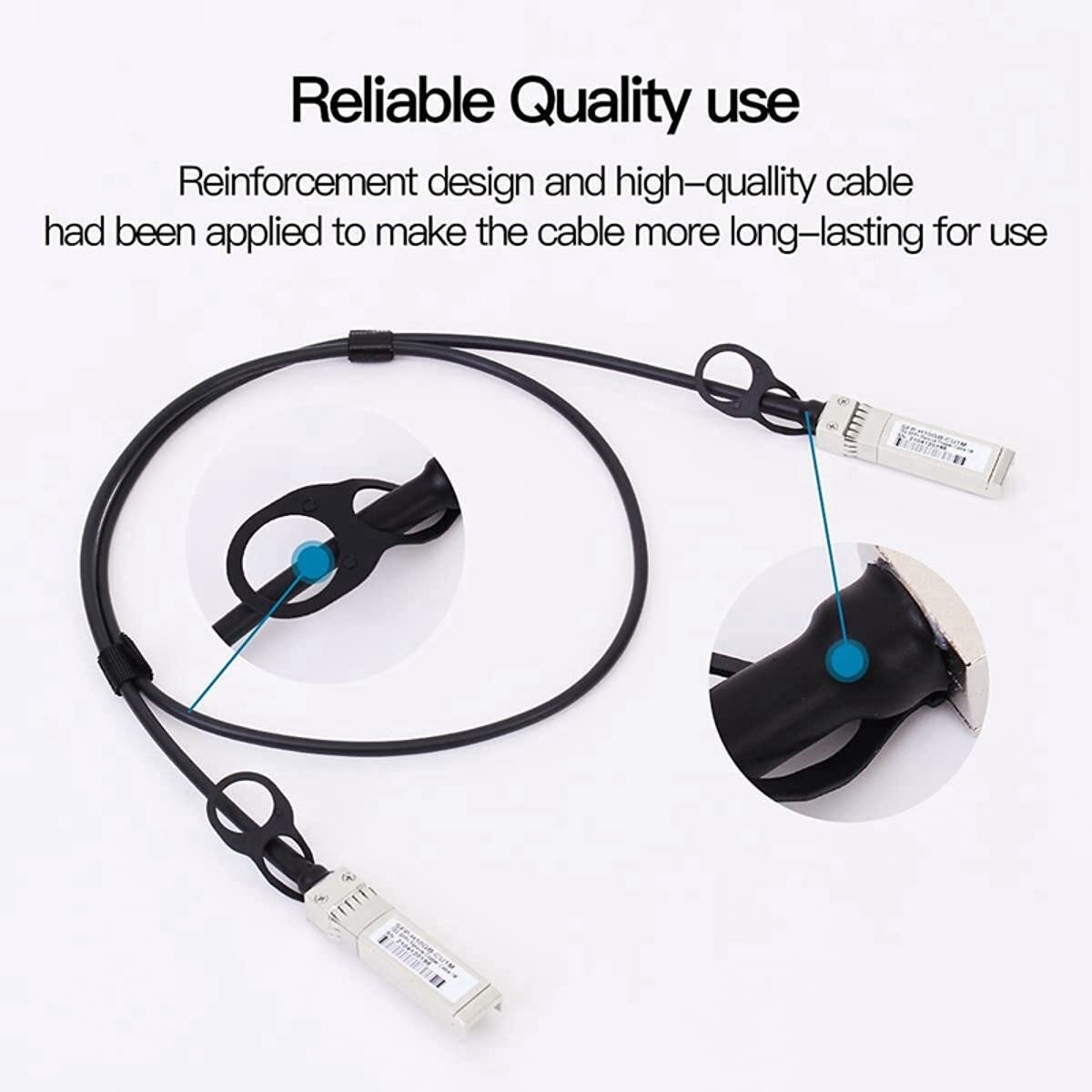 10G SFP+ Twinax кабель, для SFP-H10GB-CU1M, Ubiquiti, D-Link(1M)