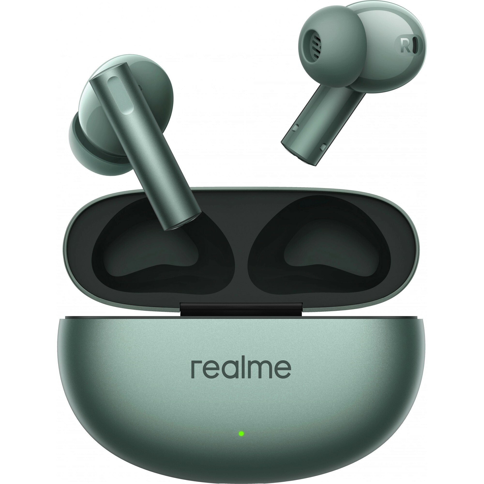 Наушники Realme Buds Air 6, беспроводные, ANC, Bluetooth 5.3, зеленый