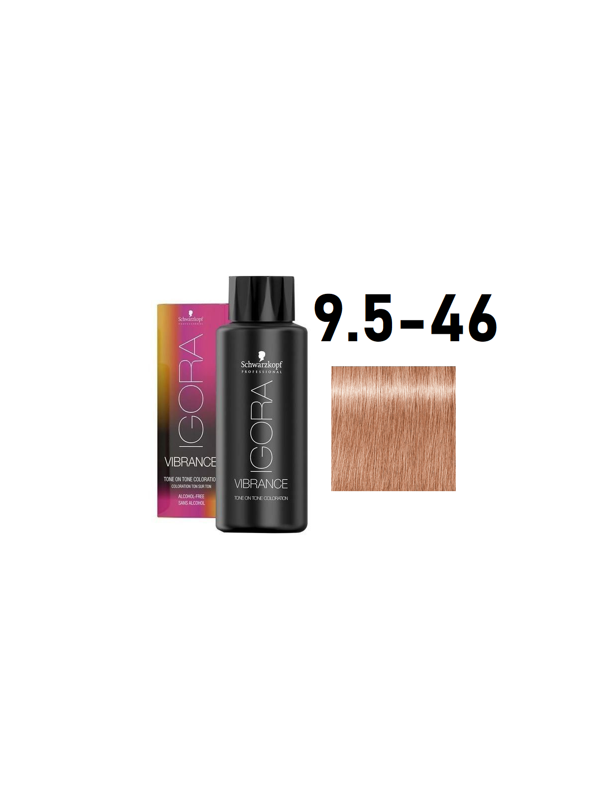 Schwarzkopf Professional Schwarzkopf Igora Vibrance 9,5-46 - Краситель тон-в-тон светлый блонд пастельный бежевый шоколадный 60 мл