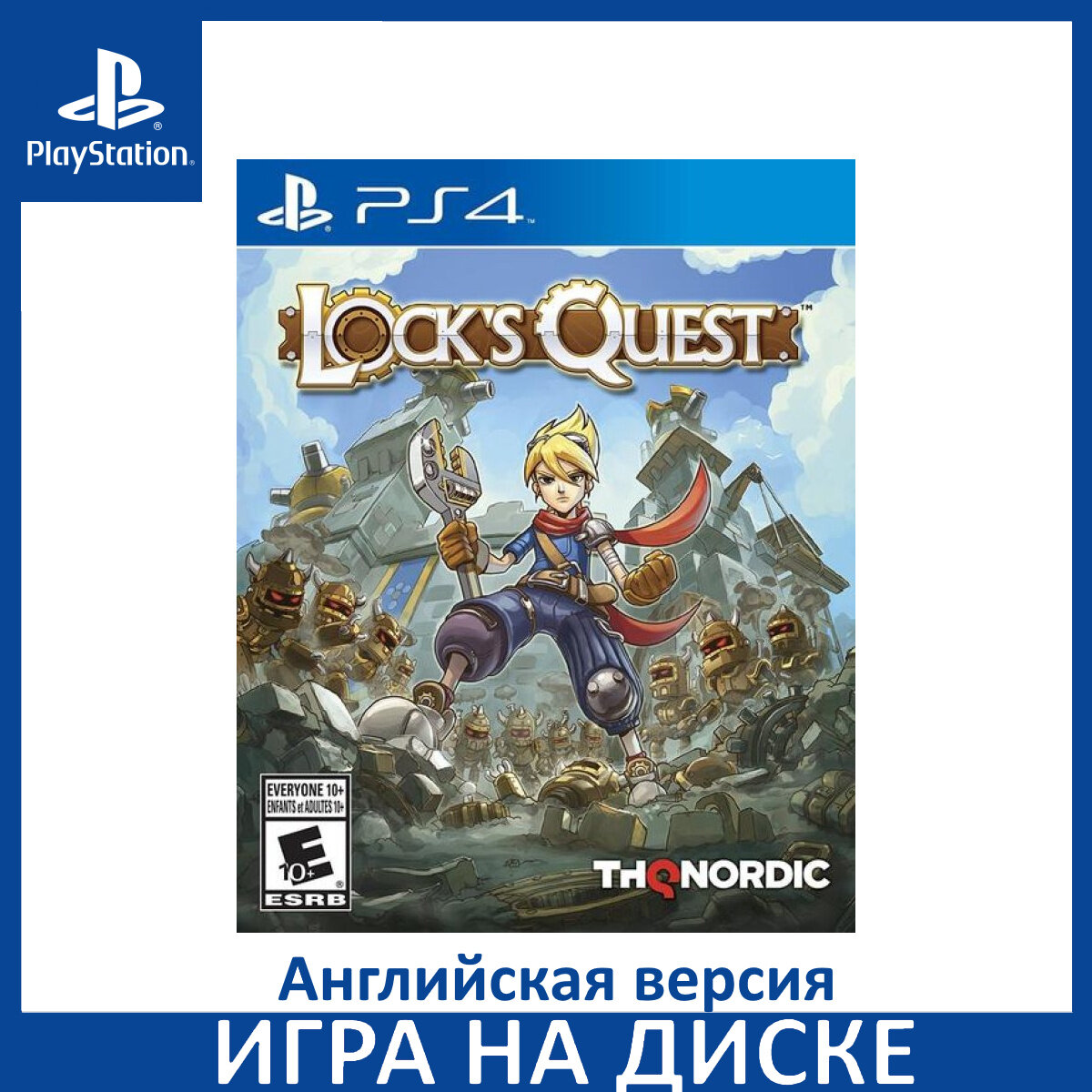 Игра Lock's Quest PS4 Английский язык Диск на PlayStation 4