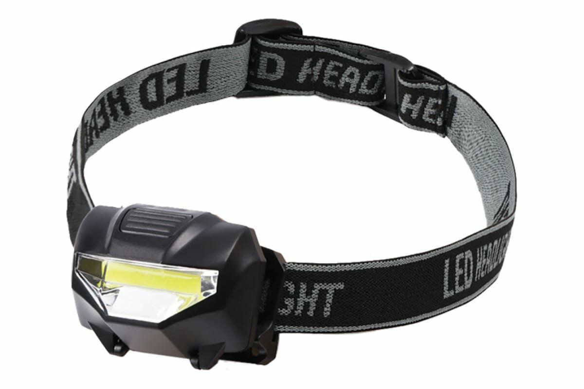 Фонарь налобный (75-704) зеркальный рефлектор, 3 Вт