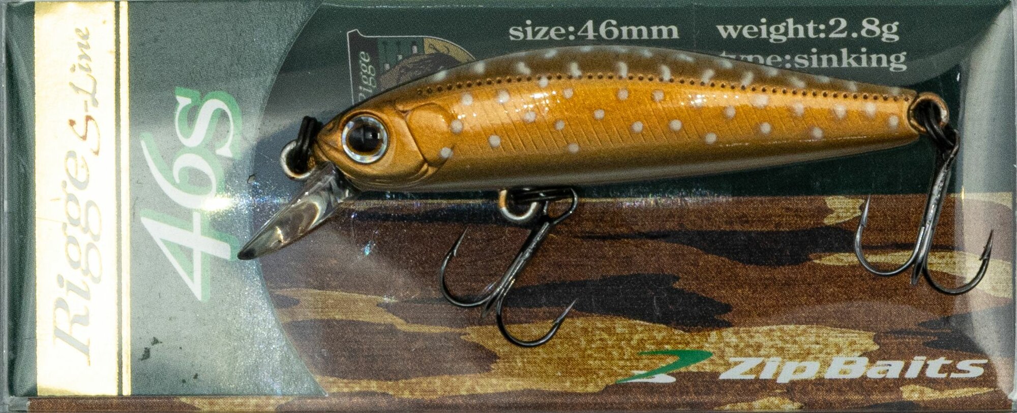 Воблер рыболовный минноу ZipBaits Rigge 46S, 2.8 гр, цвет 029