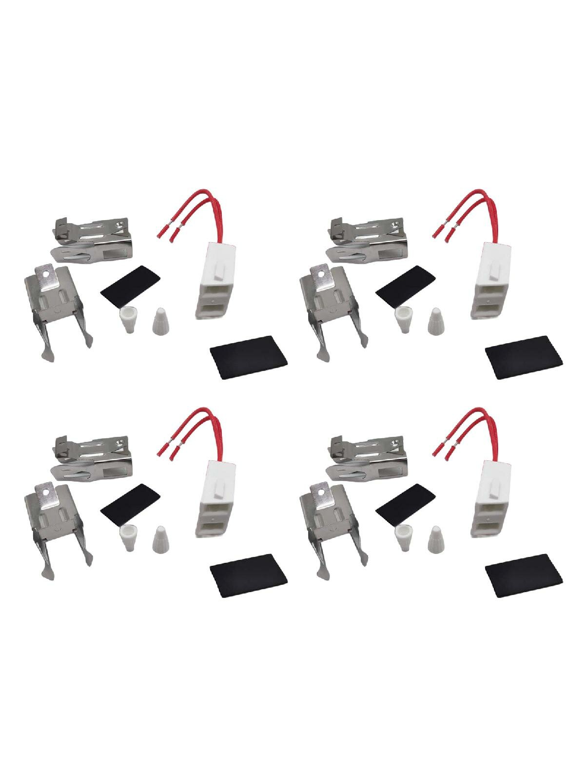 4 комплекта комплектов розеток для электроплит, конфорок Замените 12001676 231625