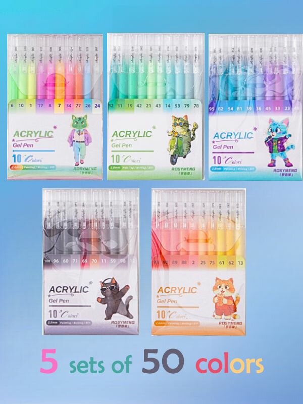 Высокоглянцевая акриловая гелевая ручка