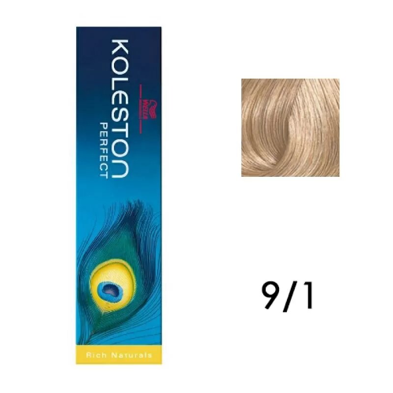 WELLA Koleston perfect 9/1 9/1 Стойкая крем краска Koleston 60мл