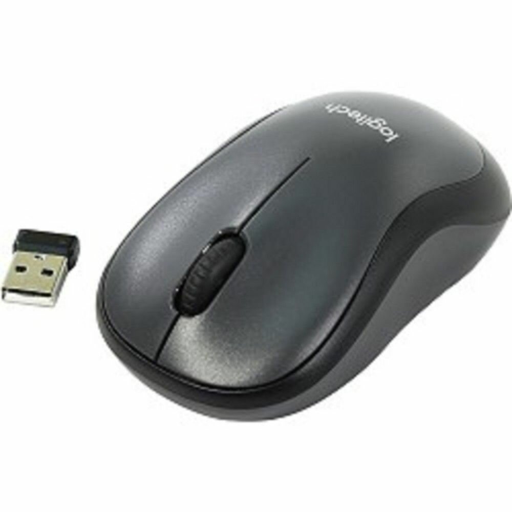 Logitech Компактная беспроводная оптическая мышь 910 - 004895 910 - 004885 Wireless M220 SILENT Charcoal