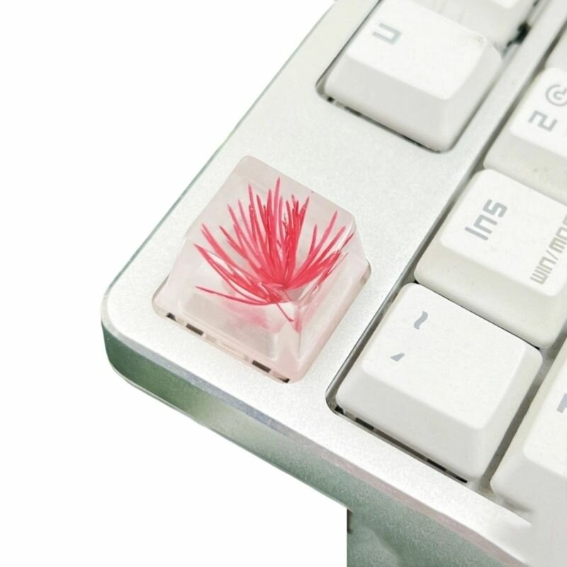 Эпоксидная смола с высокой проницаемостью Penglai pine flower keycap-красный