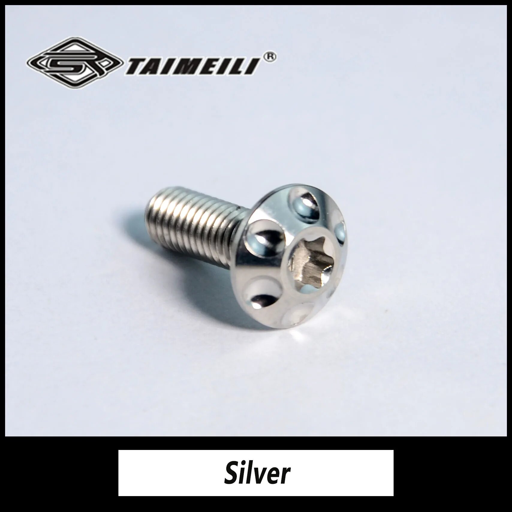 TAIMEILI винты из титанового сплава M5x15/20 мм Серебристый, M5x15mm