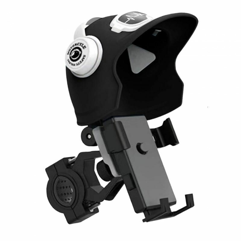 Универсальное водонепроницаемое крепление для телефона на мотоциклетный шлем с 360-градусным вращением и надежной фиксацией для всех смартфонов, Стиль зеркальной подставки